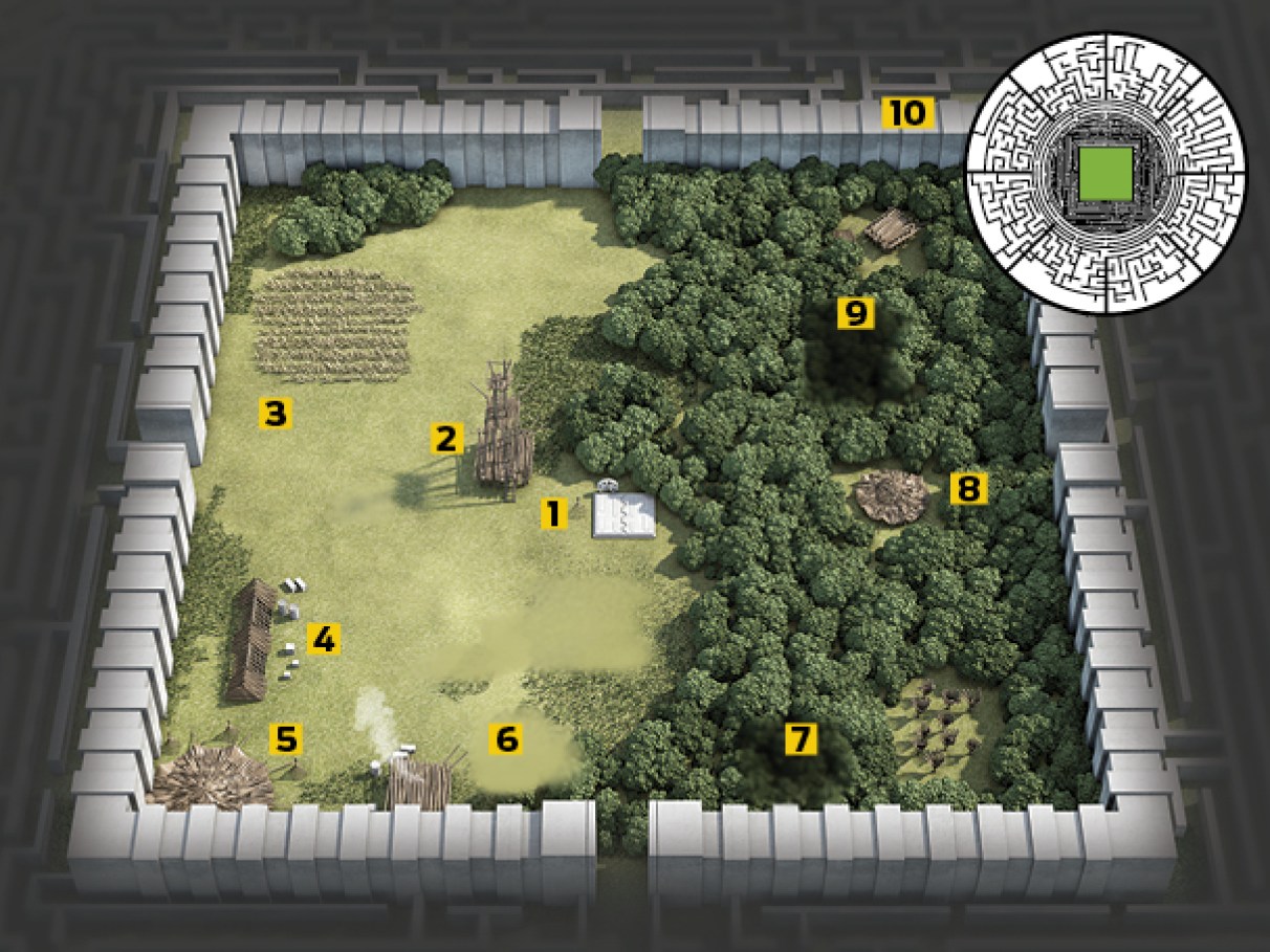 O Corredor Do Labirinto Da Clareira Minecraft Maze Runner Map Survival